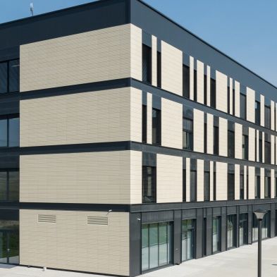 Ventilated facade cladding - TERRART®-CLAD - NBK Keramik - panel ...