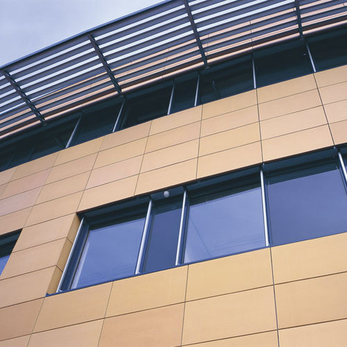 Ventilated facade cladding - TERRART®- LARGE - NBK Keramik - panel ...