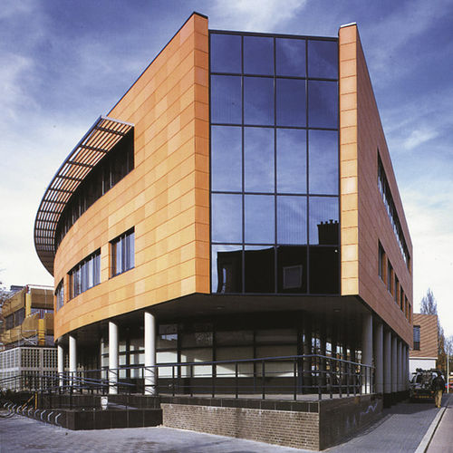 Ventilated facade cladding - TERRART®-SOLID - NBK Keramik - panel ...