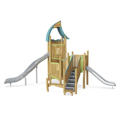 Playground structure - NRO2008 - KOMPAN - for public building / public ...