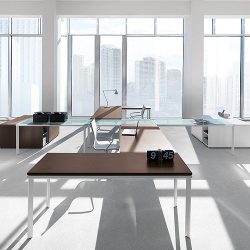 Workstation desk - BE EXECUTIVE - Della Rovere - contemporary / wooden ...