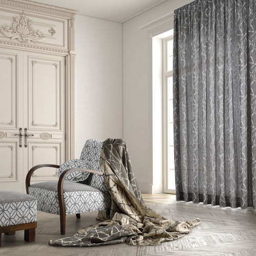 Curtain fabric - DIAMANTE - SIMTA S.p.A. - plain / patterned / polyester