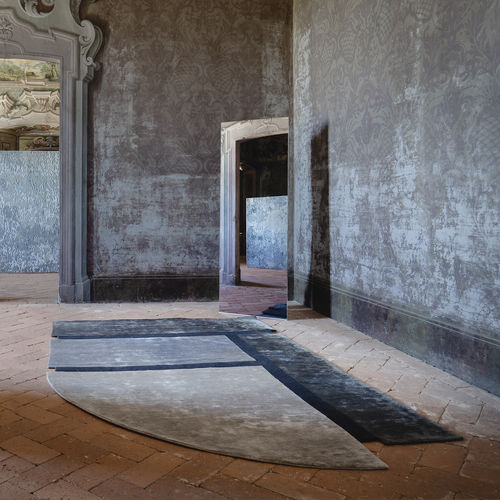 Contemporary rug - PEPE NERO - Sirecom Tappeti - geometric / bamboo ...