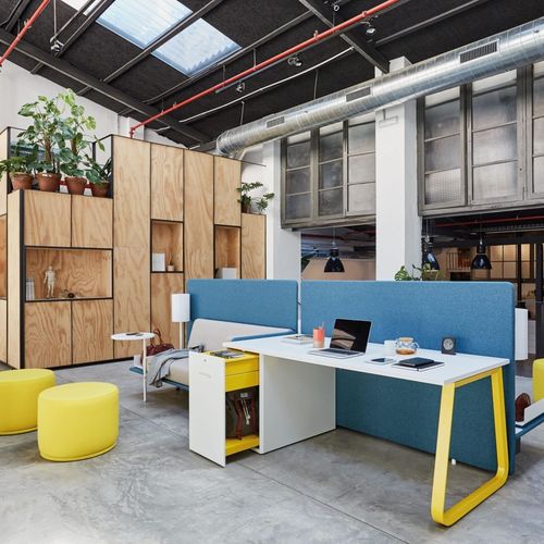 Workstation desk - VERSA ORIGINS - OFITA - free-standing / 2-4 person ...