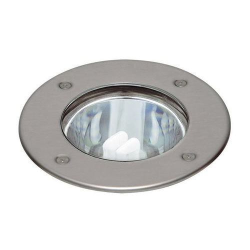 Recessed floor light fixture - WALKER - Ivela spa - LED / halogen / round