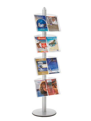 Floor-standing brochures rack - 214606 - EDIMETA - aluminum / for shop