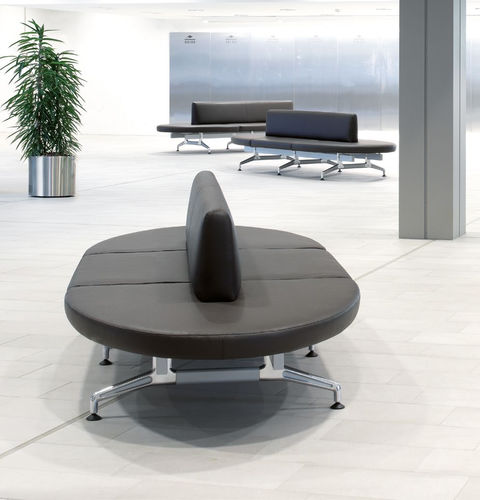 Contemporary upholstered bench - Terminal - Kusch & Co - in fire ...