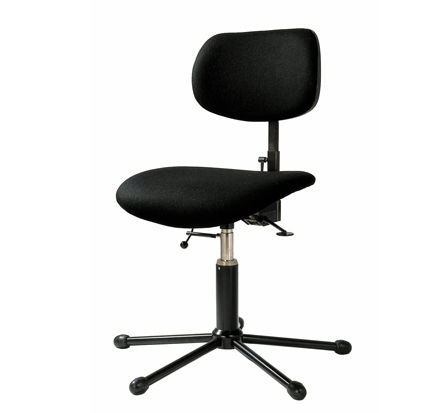 Metal orchestra chair - 710 1205 - WILDE+SPIETH - fabric / adjustable ...