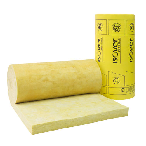 Thermal-acoustic insulation - Isobardage 32 - ISOVER SAINT-GOBAIN - glass wool / roll / exterior