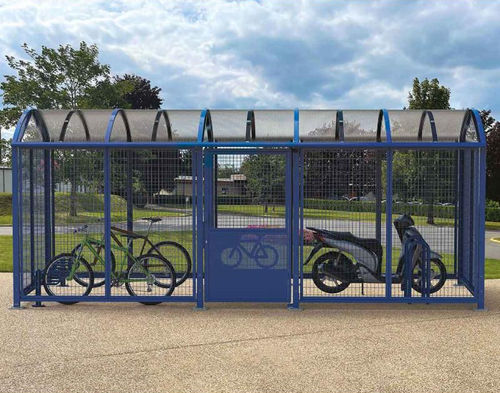Public space cycle shelter - Secure "XL" - PROCITY - secure / aluminum ...