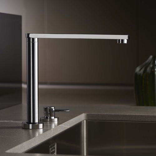 Countertop mixer tap - E0CU280CRL - Ritmonio Rubinetterie Srl - chrome ...