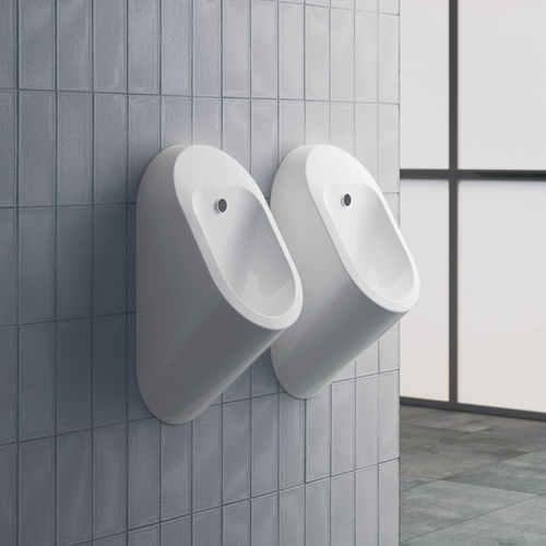 Ceramic urinal - GLAM - Scarabeo Ceramiche - wall-mounted / commercial ...