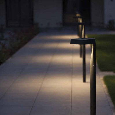 Urban lamp post - SQUARE - Roger Pradier - garden / contemporary / aluminum