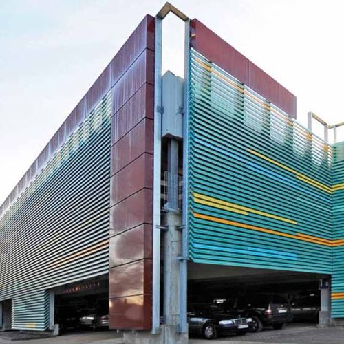 Sheet cladding - LINIUS® L.150ACL - RENSON - gypsum plaster / aluminum ...
