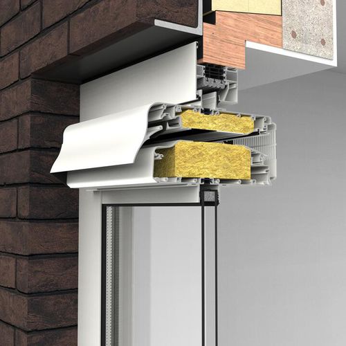 Acoustic window vent - SONOVENT MEDIUM - RENSON - self-regulating / damping