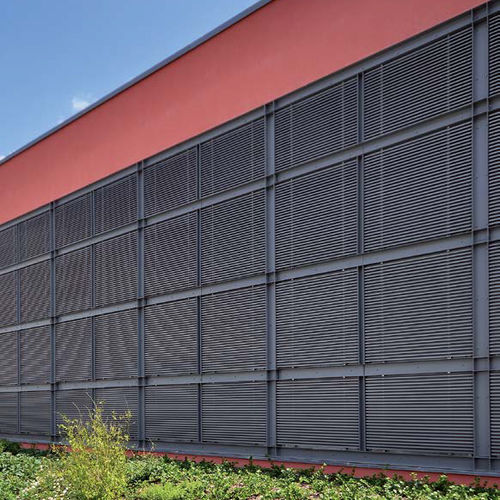 Strip cladding - LINIUS® L.050HF - RENSON - gypsum plaster / alloy ...