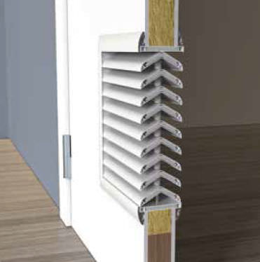 Plastic ventilation grill - 464 INCENDO® - RENSON - polystyrene ...