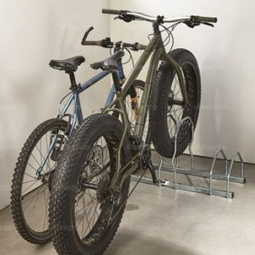 Floor-mounted bike rack - Ronda - ALOES RED - steel / horizontal / home