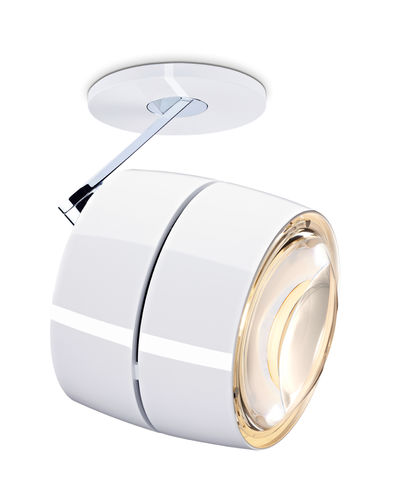 Ceiling-mounted spotlight - PIÙ ALTO² 3D UP - Occhio - LED / round / metal