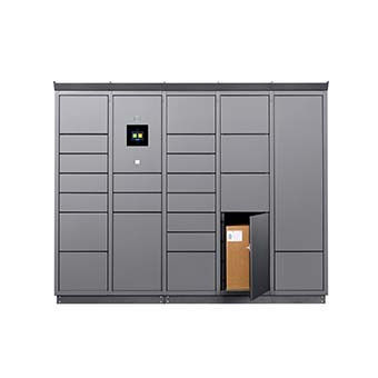 Parcel locker with post - COMFORTBOX - SKS - Kinkel Elektronik ...