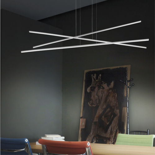 Hanging light fixture - STRAIGHT_P3 - LINEA LIGHT GROUP - LED / linear ...