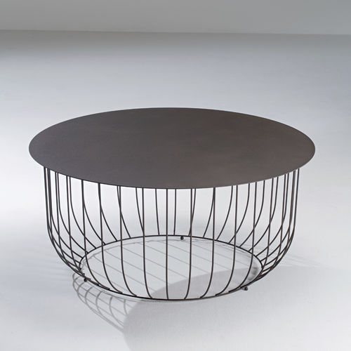Contemporary coffee table - HEMISPHERE - Siru Lighting - painted steel ...