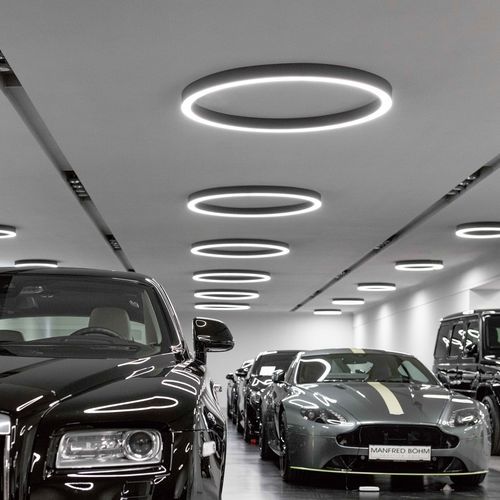 Surface-mounted light fixture - GLORIOUS SLIM - PROLICHT - LED / ring ...