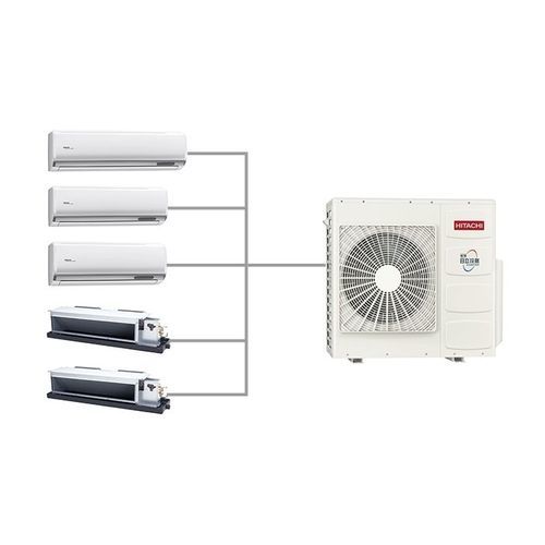 Wall-mounted air conditioner - NP - HITACHI - multi-split / residential ...