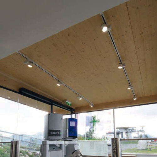 LED track light - EOS - planlicht - round / aluminum / commercial