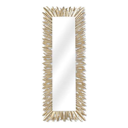 Wall-mounted mirror - FEUILLETTE - Christopher Guy - contemporary / rectangular / mahogany