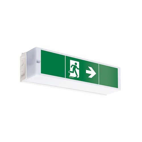 Ceiling emergency light - SLA EL FLP - ESYLUX - rectangular / LED ...
