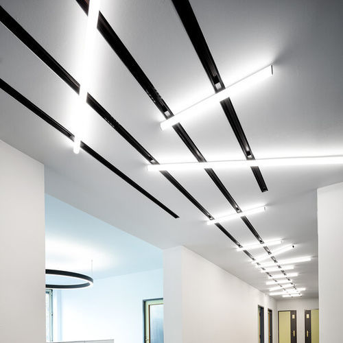 Hanging lighting profile - PIVOT - XAL - surface mounted / LED / PMMA