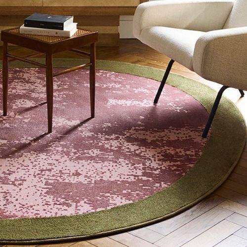 Contemporary rug - ORBIT - BESANA MOQUETTE - iridescent / round ...