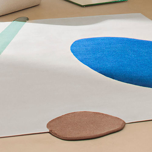 Contemporary rug - PULSE - BESANA MOQUETTE - geometric pattern / cut ...