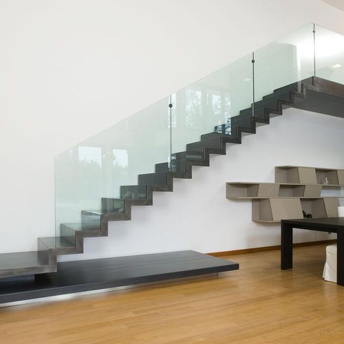 Quarter-turn staircase - A 229 - METALL CONCEPT - metal step / steel ...