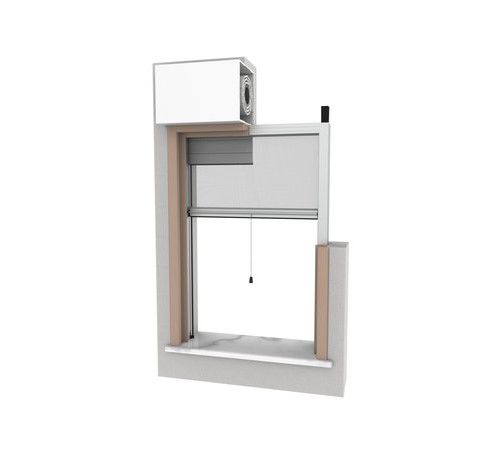 Roll up insect screen - 78 VERTICALE - PRIMED - for windows