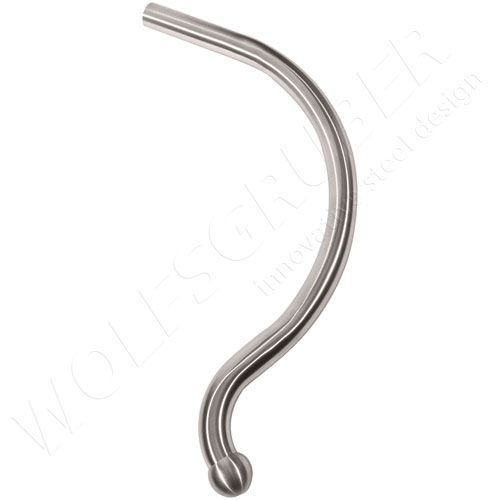 Brushed stainless steel handrail - 6020 series - WOLFSGRUBER