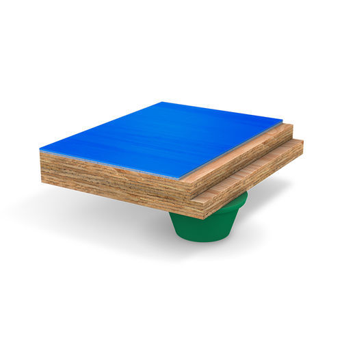 Indoor sports flooring - ELASTIFLEX - MONDO - rubber / wooden / synthetic