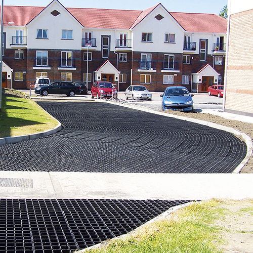 Polyethylene grass grid - RECYFIX GREEN - HAURATON - ABS / polyolefin ...