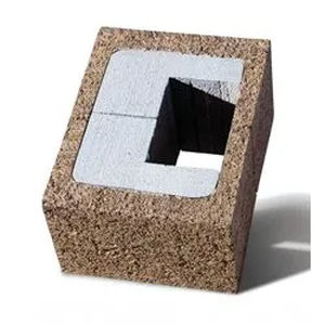 Wood fiber concrete formwork block - HALF - ISOTEX SRL - Neopor® / for ...