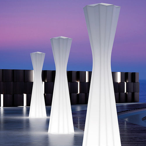 Contemporary light column - FROZEN - PLUSt COLLECTION - polyethylene ...
