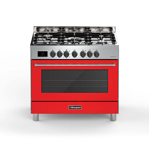 Gas range cooker BO689DA N Bompani electric dual fuel stainless steel