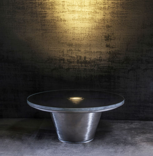 Recessed floor light fixture - STUD - LumTeam - LED / round / IP68