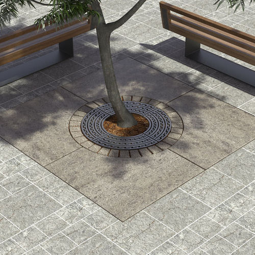 Round tree grate - LAB.SP.005 - LAB23 - galvanised steel