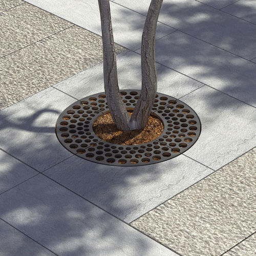 Round tree grate - LAB.SP.004 - LAB23 - galvanised steel