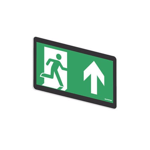 Wall-mounted emergency light - ARIS-W - GLAMOX - rectangular / LED ...