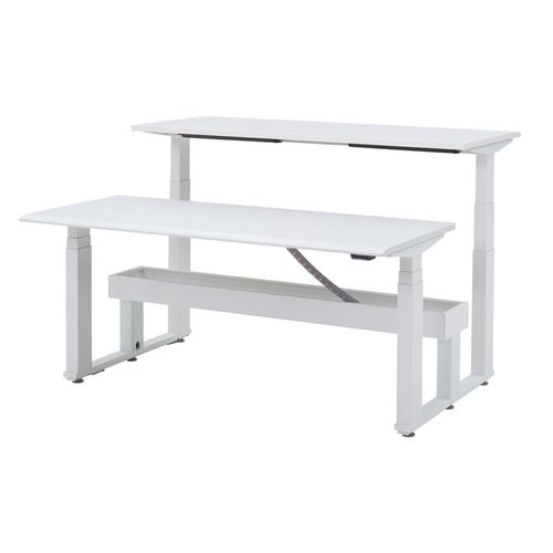 Contemporary bench - SW - Okamura - metal / wooden / without backrest