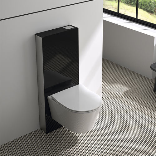 Wall-mounted toilet installation unit - SANGLASS WALL - Sanindusa