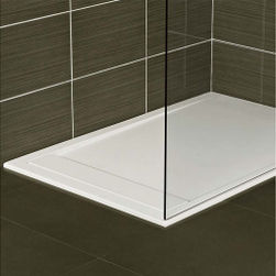 Rectangular shower tray - COBALT - Sanindusa - floor level / Solid ...