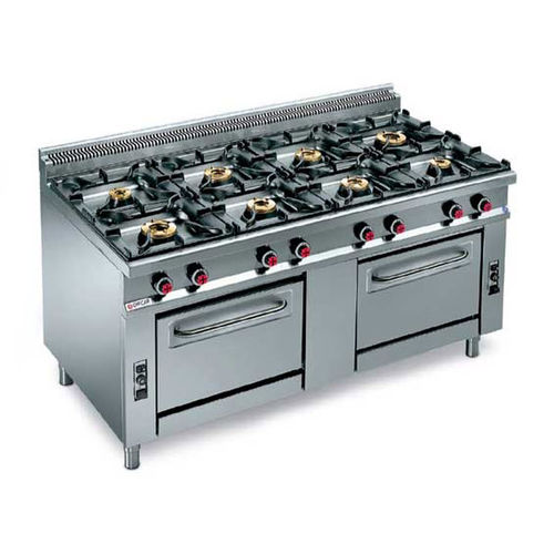Gas range cooker - PAMA PARSI MACCHINE - commercial / stainless steel ...